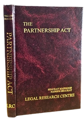 Petiwala Books. The Partnership Act, 1932