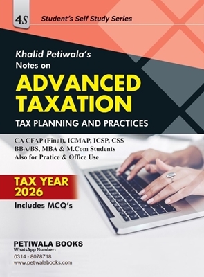 Petiwala Books. Notes on Advanced Taxation 2026